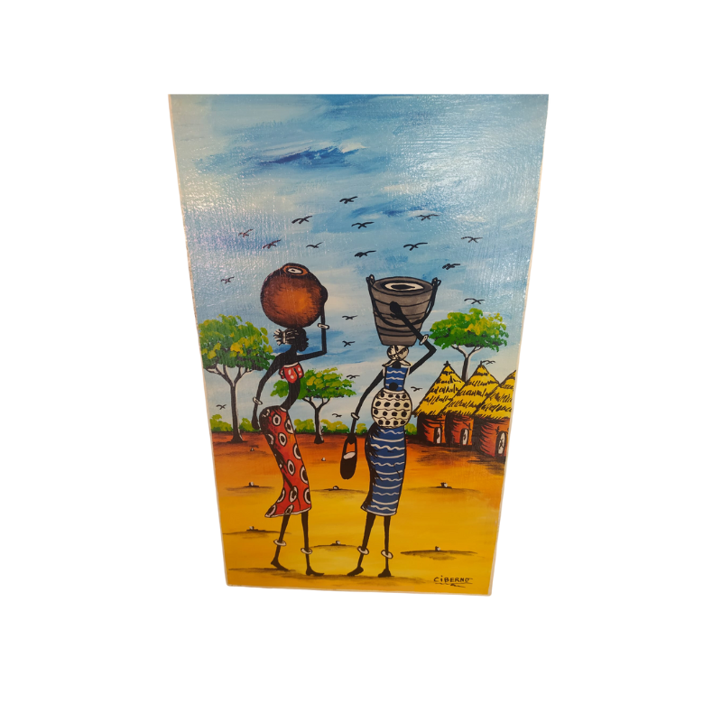Tableau africain 30cmx50cm – Merveilles d'afrik