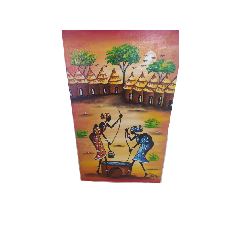 Tableau africain 30cmx50cm – Merveilles d'afrik